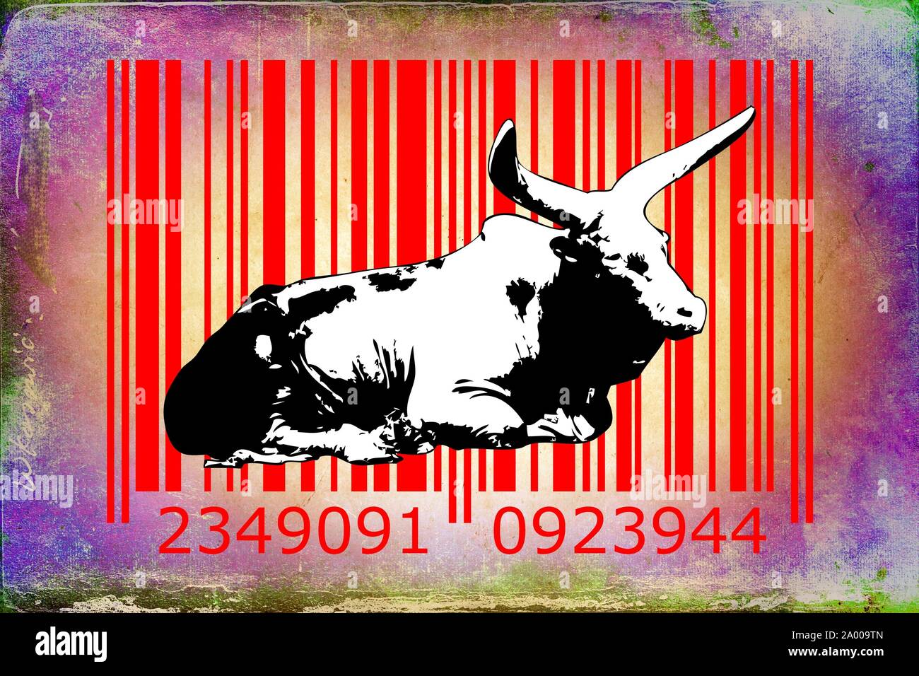 barcode design art idea Stock Photo - Alamy