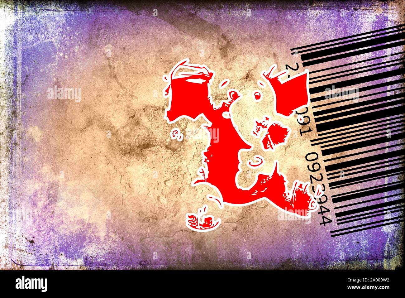 barcode design art idea Stock Photo - Alamy