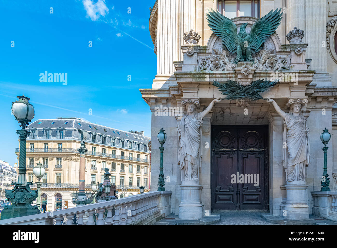 Paris, the Opera Garnier, famous monument of the french capital ...