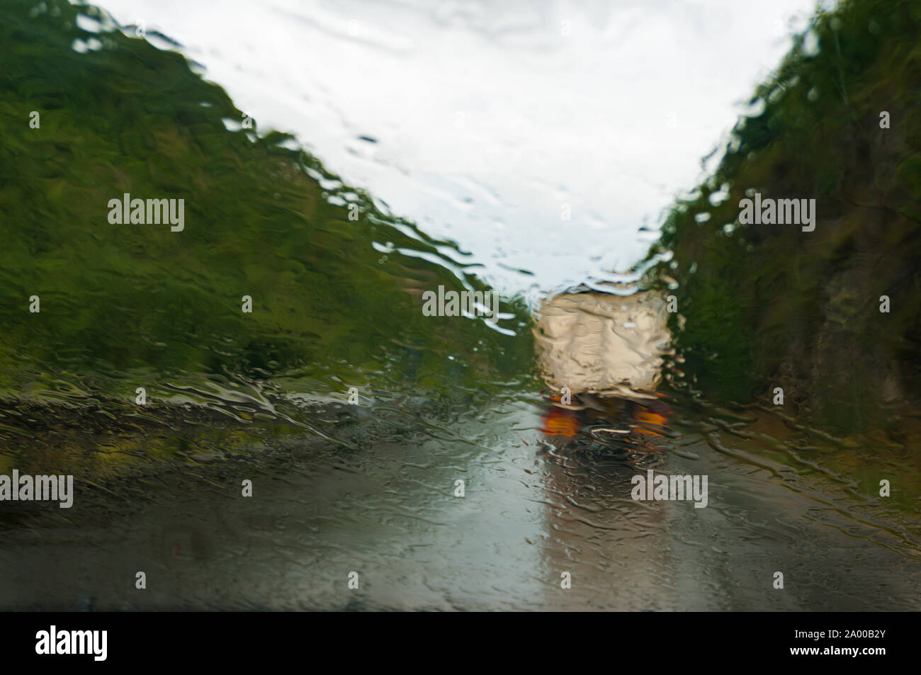 Car windscreen view traffic hi-res stock photography and images - Alamy