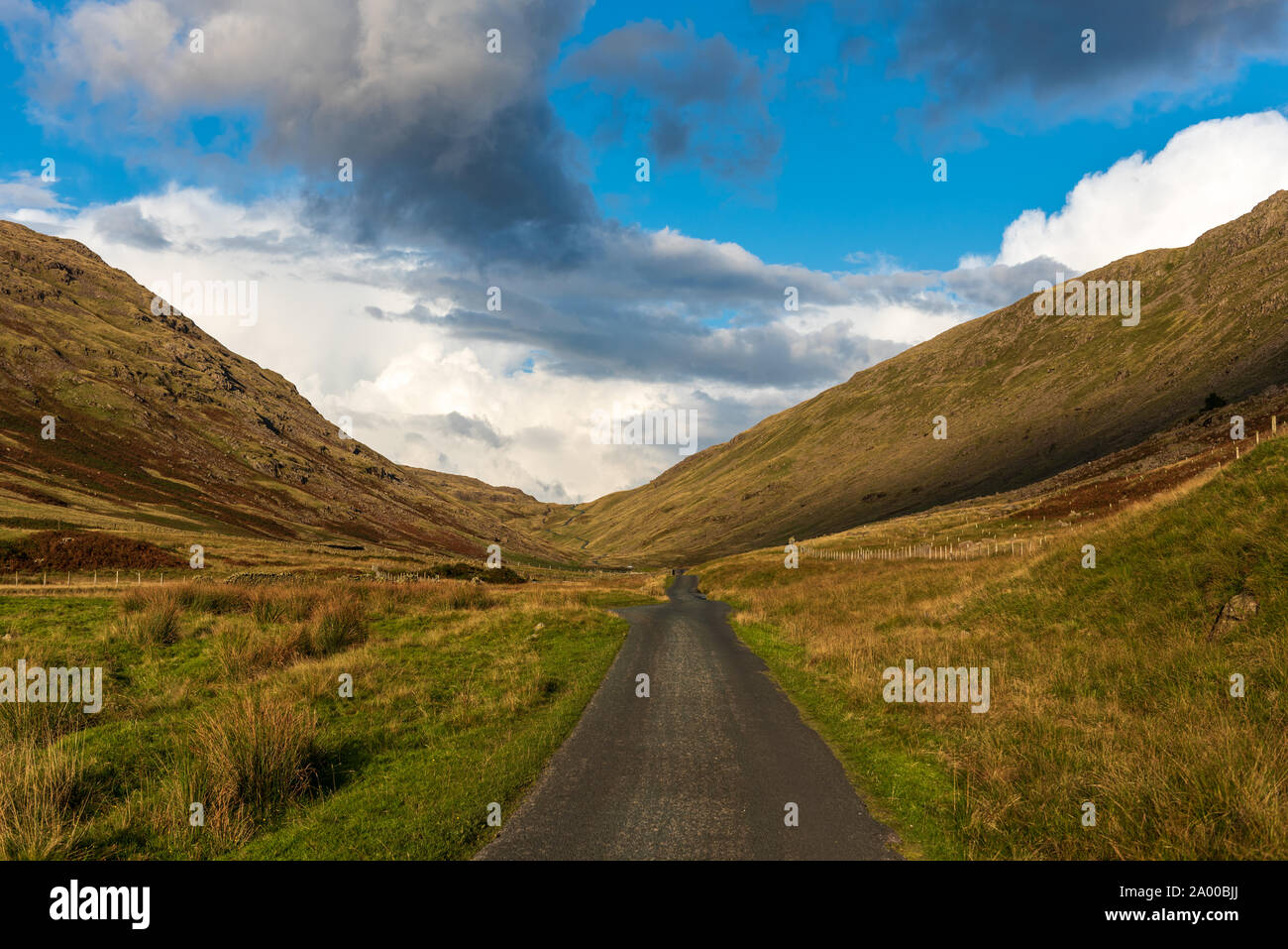 Hardknott pass road hi-res stock photography and images - Alamy
