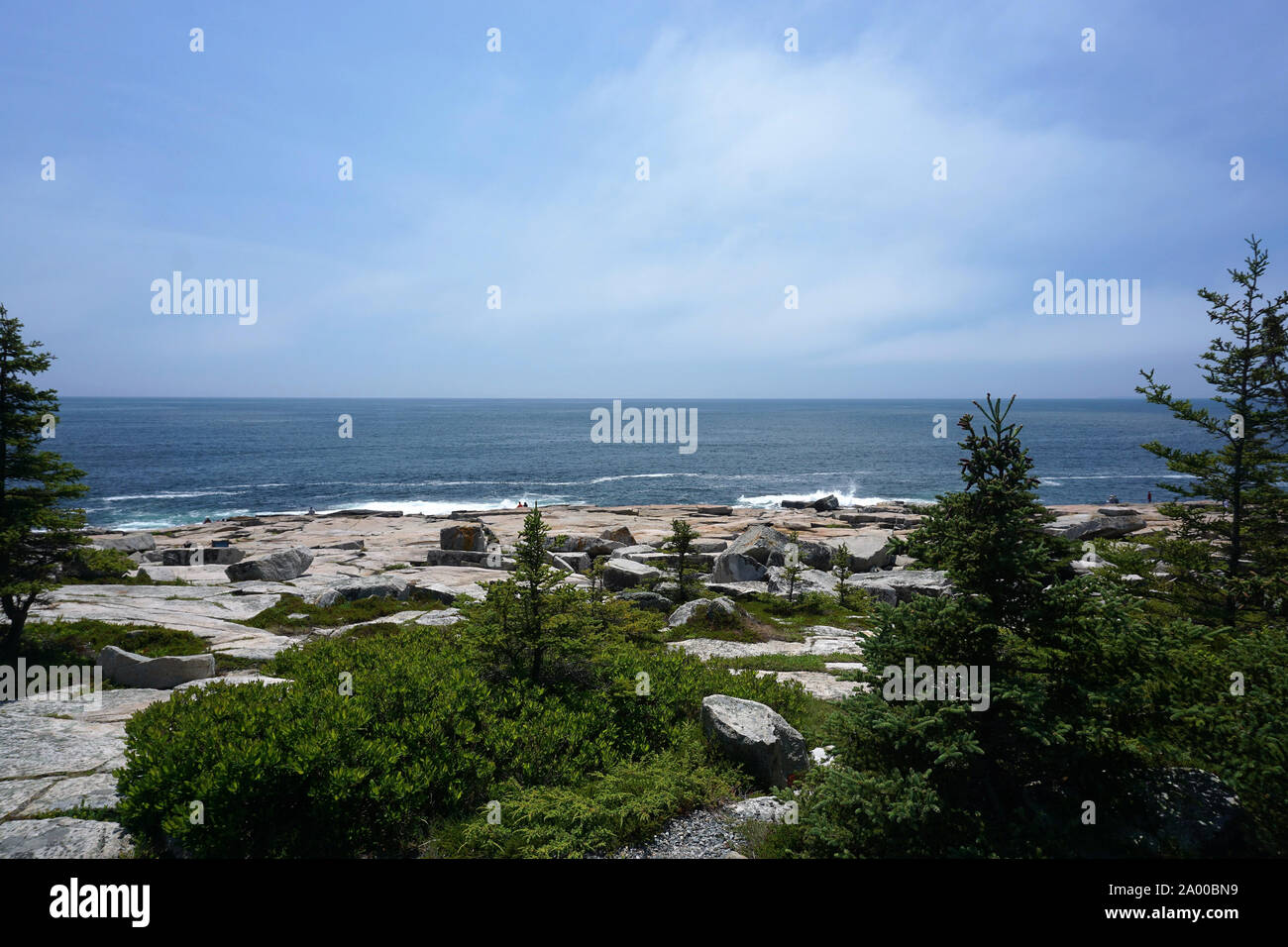 SCHOODIC PENINSULA MAINE Stock Photo - Alamy