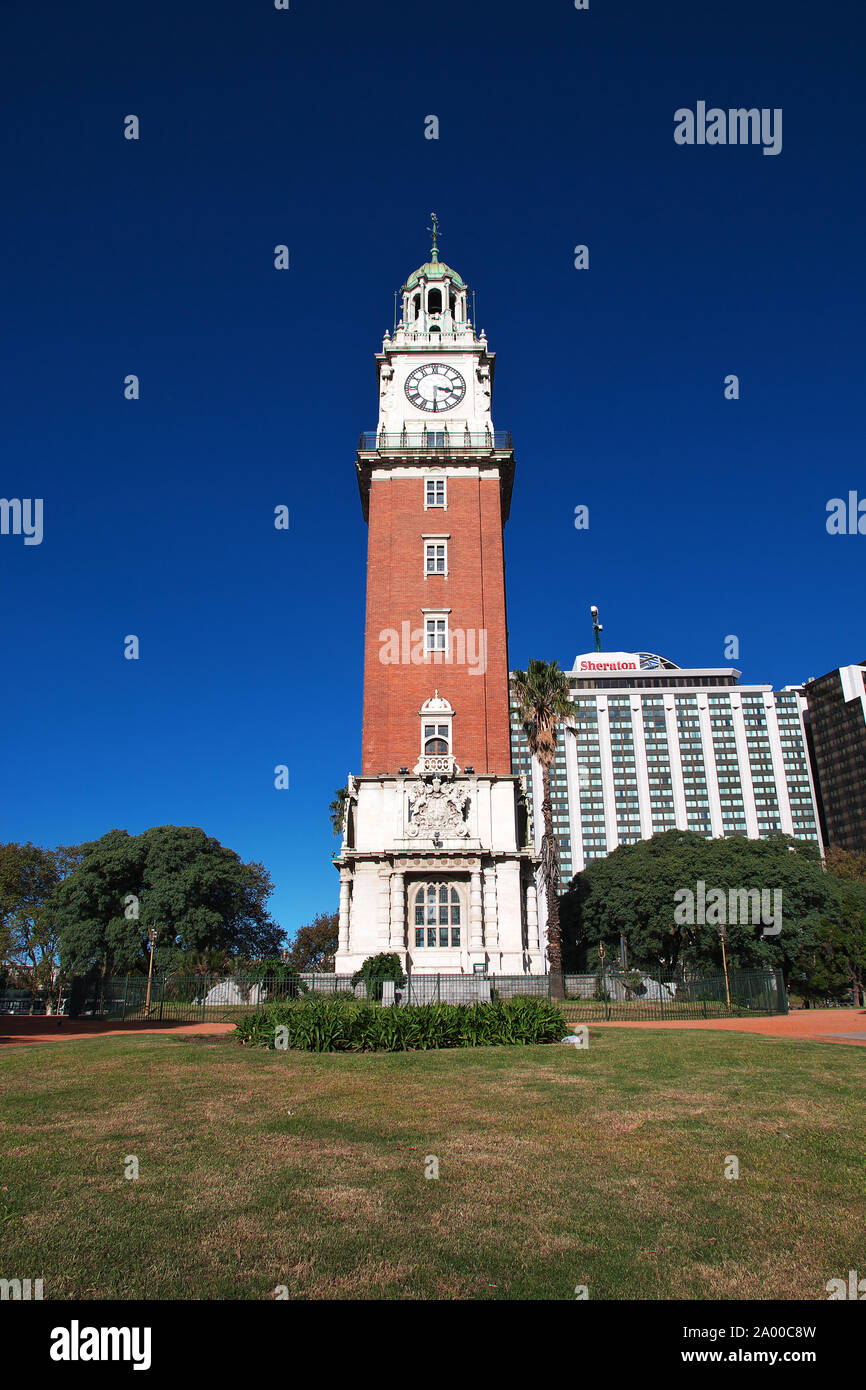 Buenos Aires / Argentina - 03 May 2016: The clock tower in Buenos Aires ...