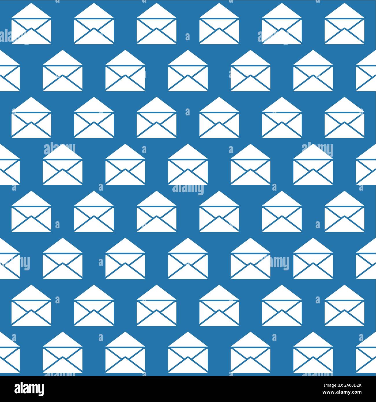 Seamless vector pattern with open mail envelopes Stock Vector Image ...