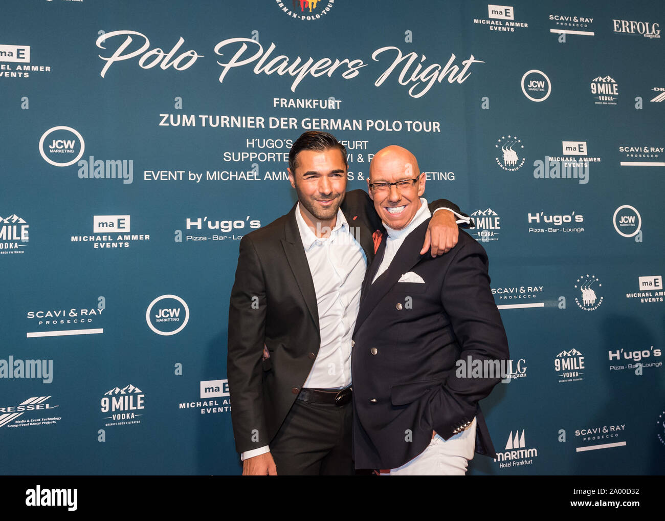 Frankfurt Polo Players Night Mick Knauff 13092019 Stock Photo - Alamy