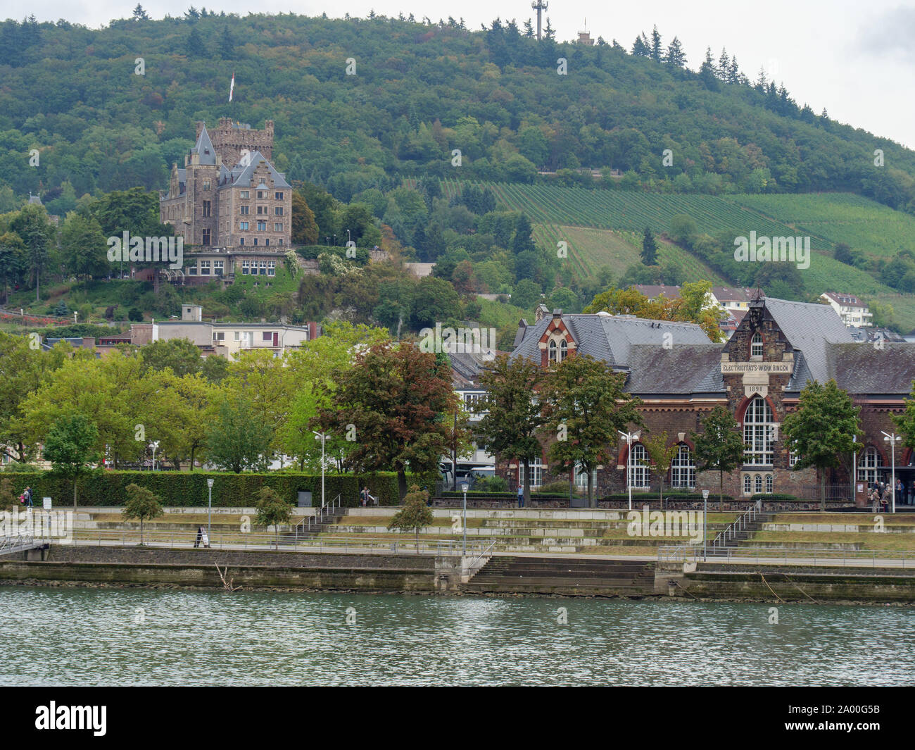 the romantic river rhine Stock Photo - Alamy