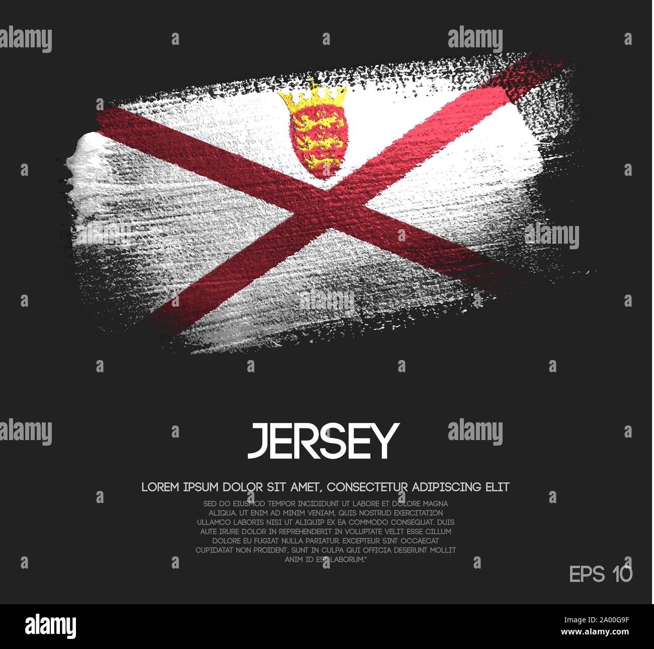 Flag of saint helier Stock Vector Images - Alamy