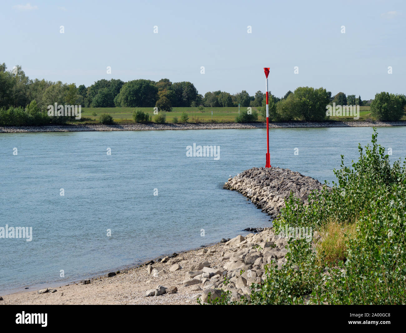 the rhine near wesel Stock Photo - Alamy