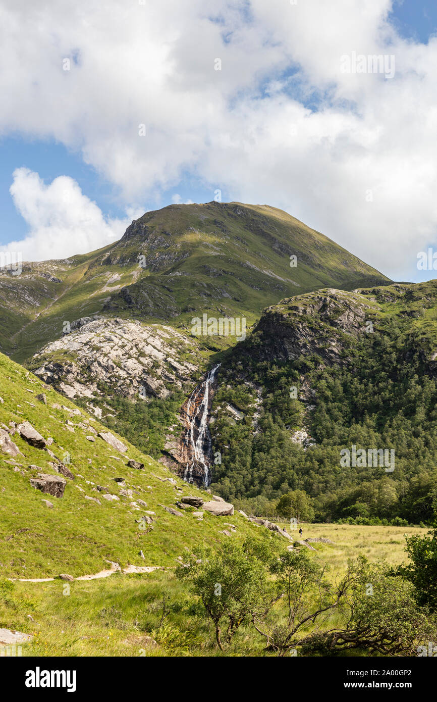 Steall Waterfall, Iconic 120-m. tiered waterfall, 2nd highest in ...