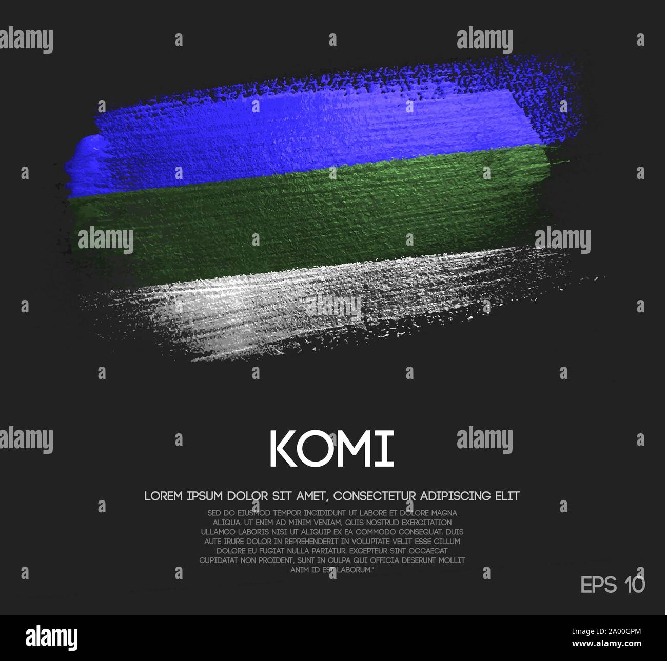 Komi flag hi-res stock photography and images - Alamy