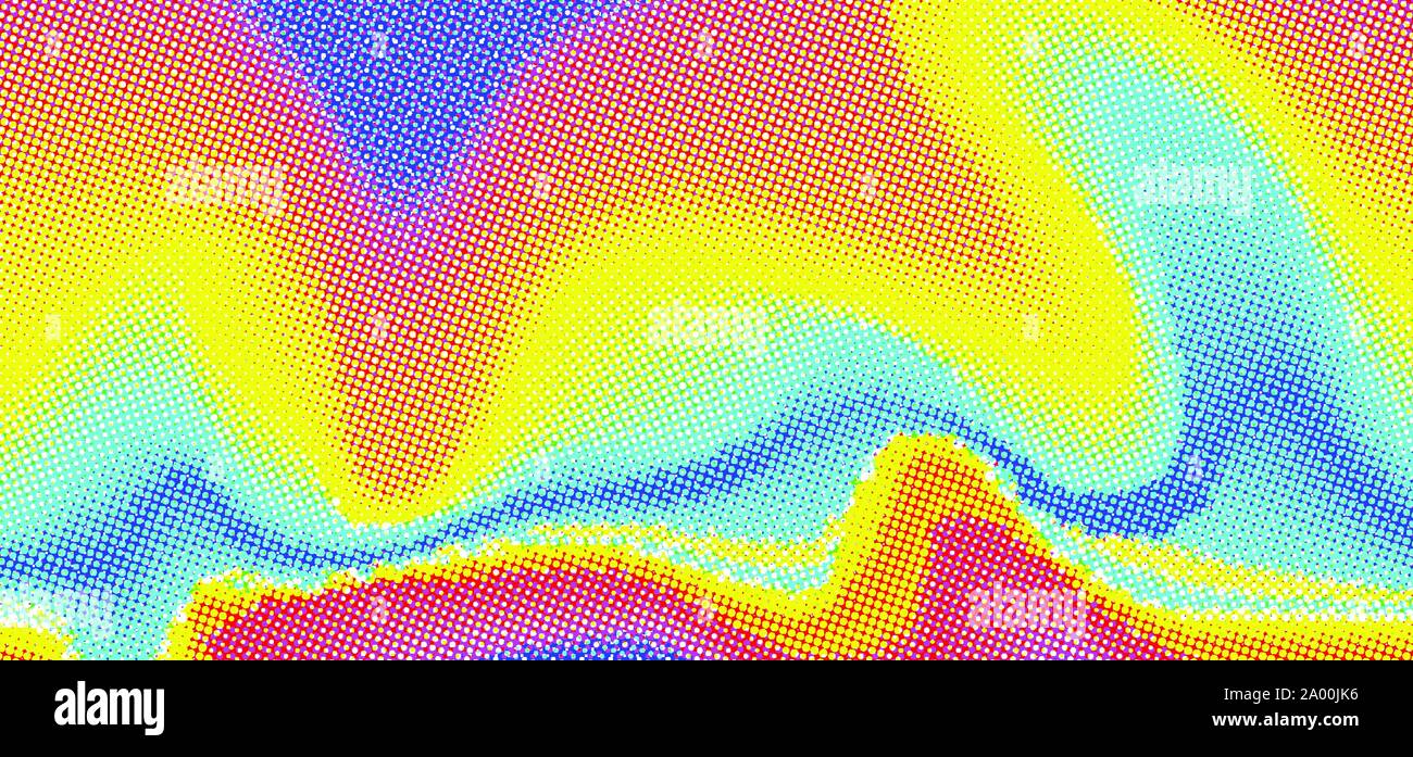 Vector abstract liquid background. Halftone waves Stock Vector Image ...