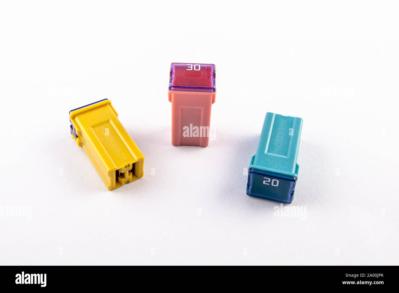 PAL blade normal profile Japan fuses with different ampers on isolated ...