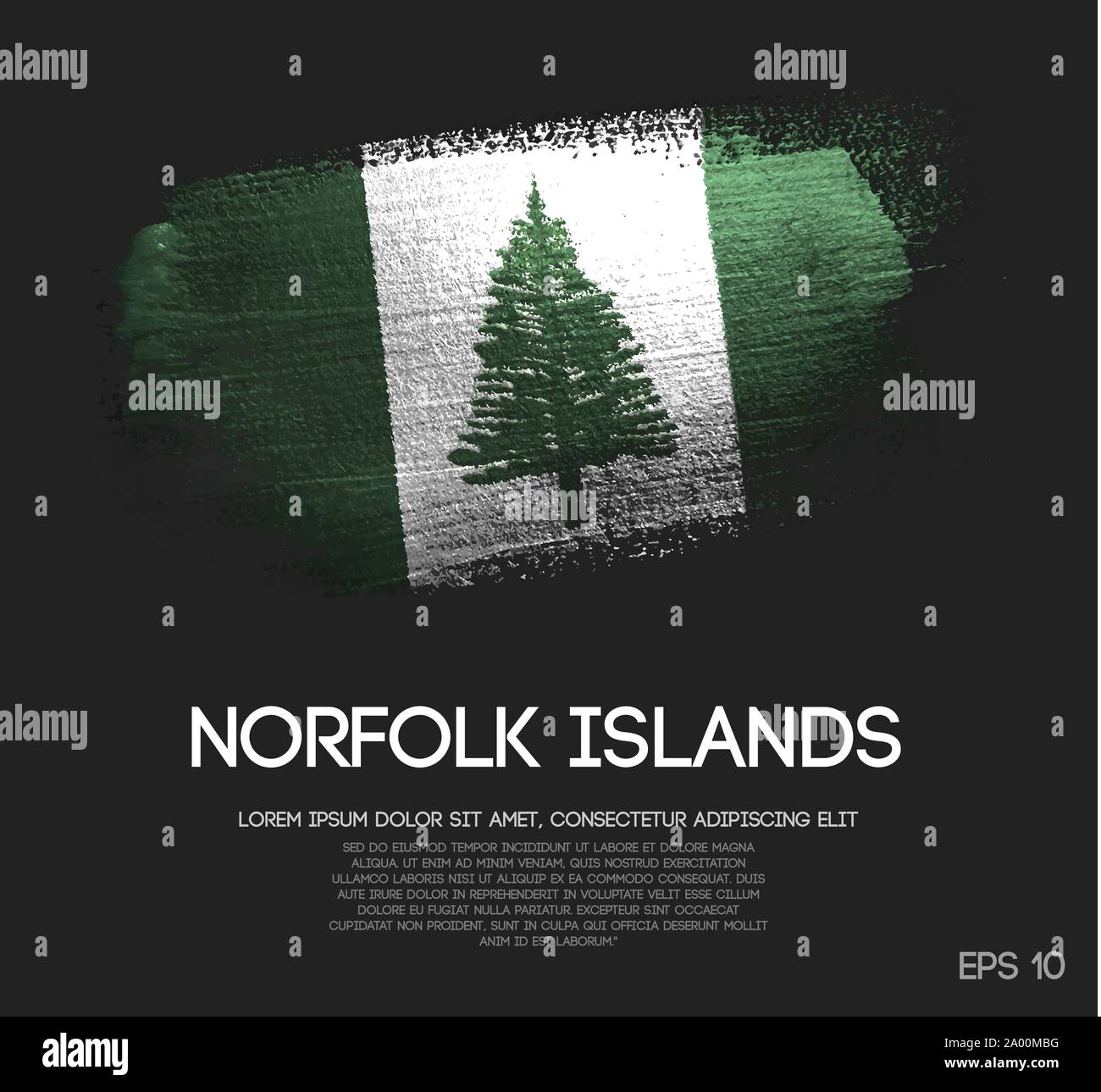 Norfolk islander flag Stock Vector Images - Alamy
