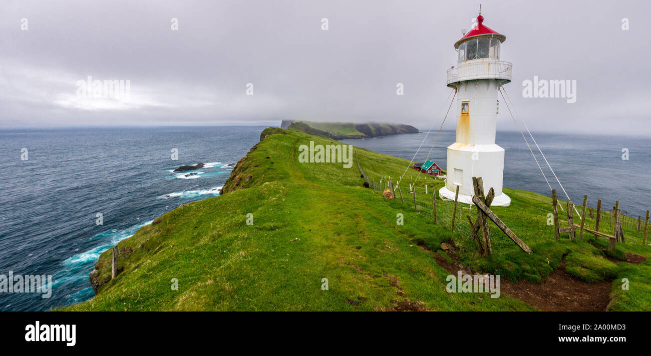 Mykines holmur lighthouse hi-res stock photography and images - Alamy