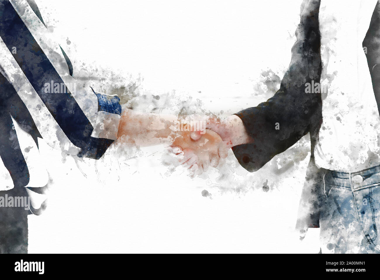 Abstract People Shaking Hands On High Resolution Stock Photography and ...