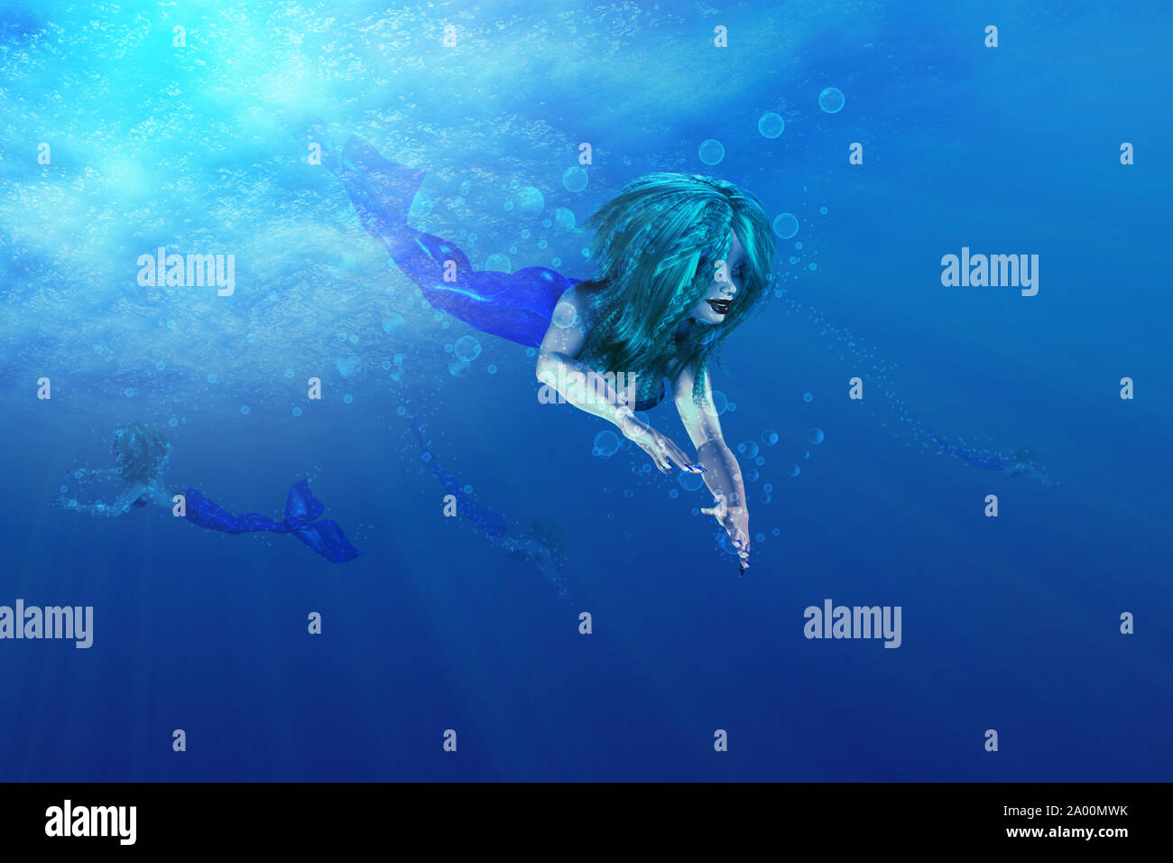Pretty underwater scene hi-res stock photography and images - Alamy