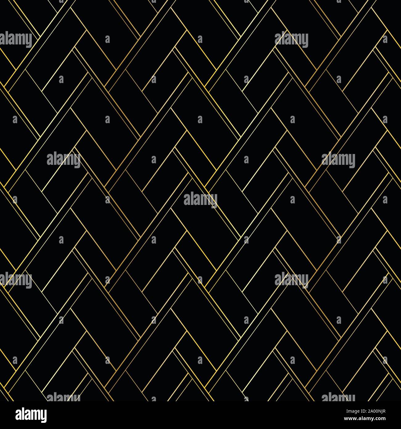 Dark luxury seamless pattern with golden thread Stock Vector Image ...