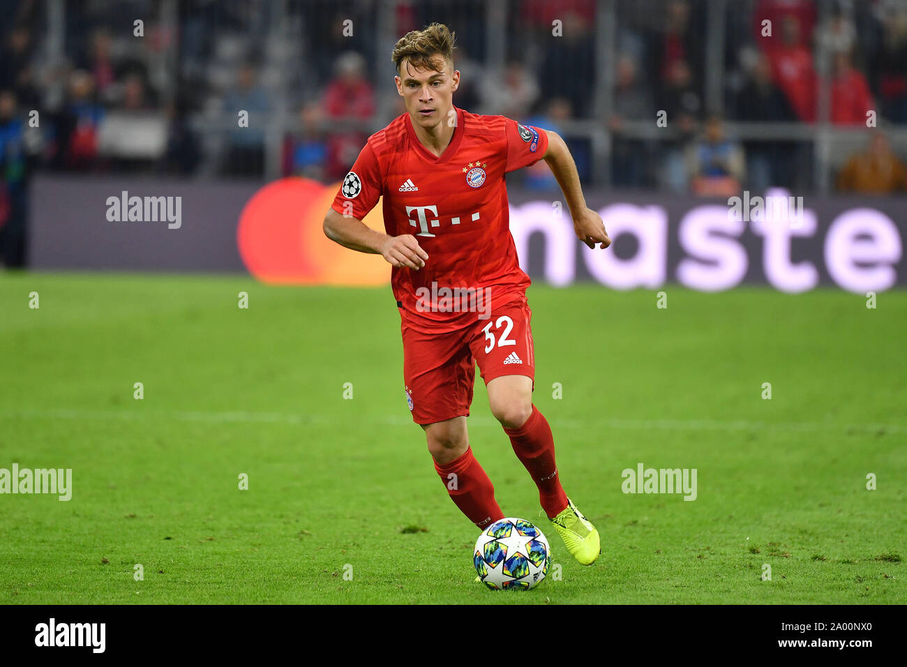 Munich, Germany. 18th Sep, 2019. Joshua KIMMICH (FC Bayern Munich ...
