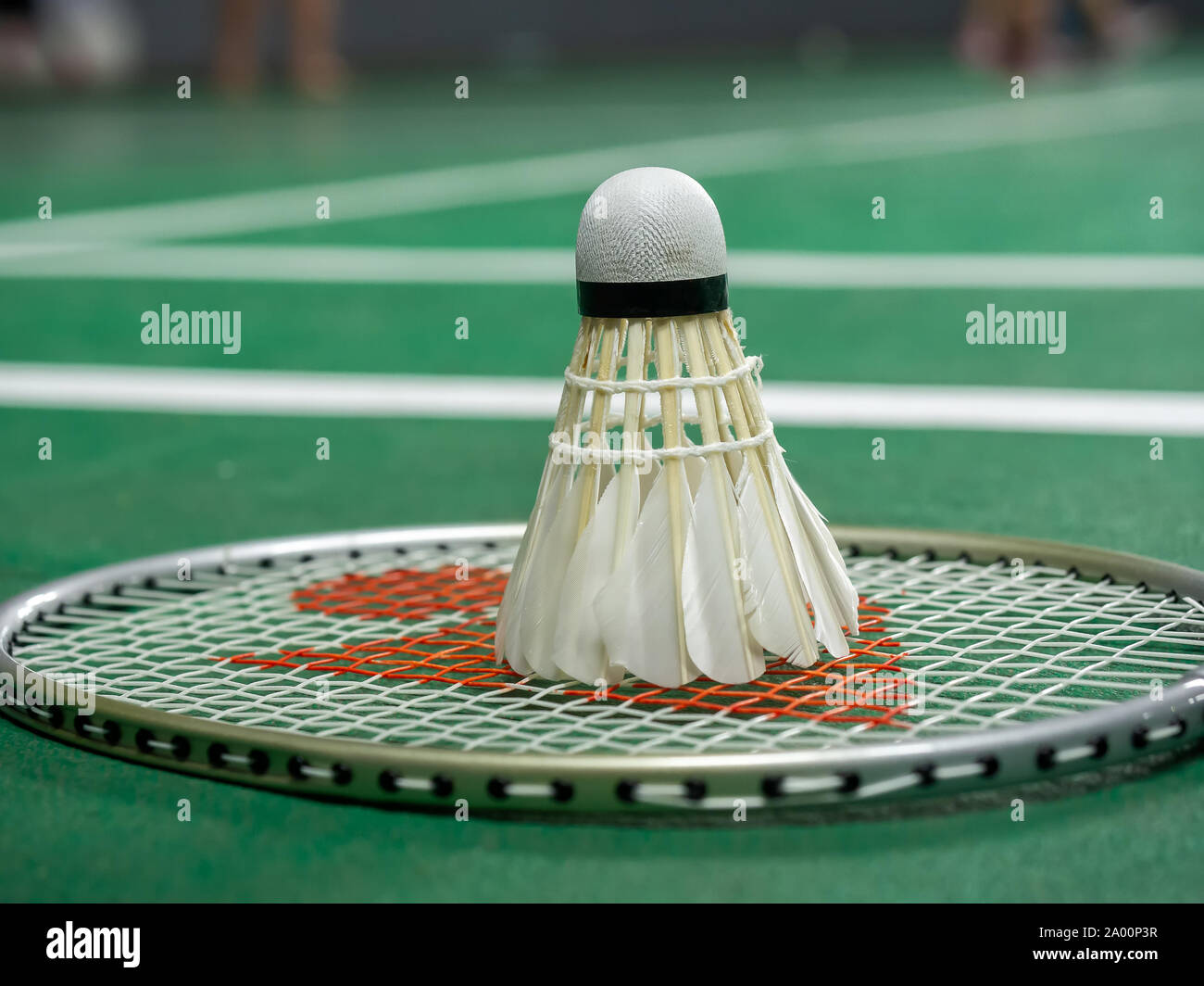 Badminton court shuttlecock hi-res stock photography and images - Alamy
