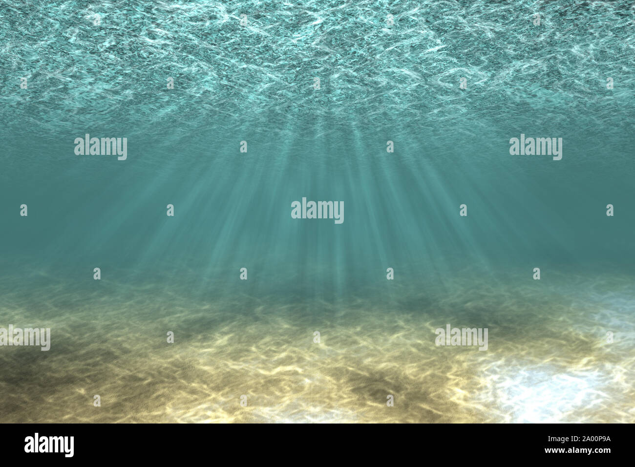 Underwater landscape with sandy bottom Stock Photo - Alamy