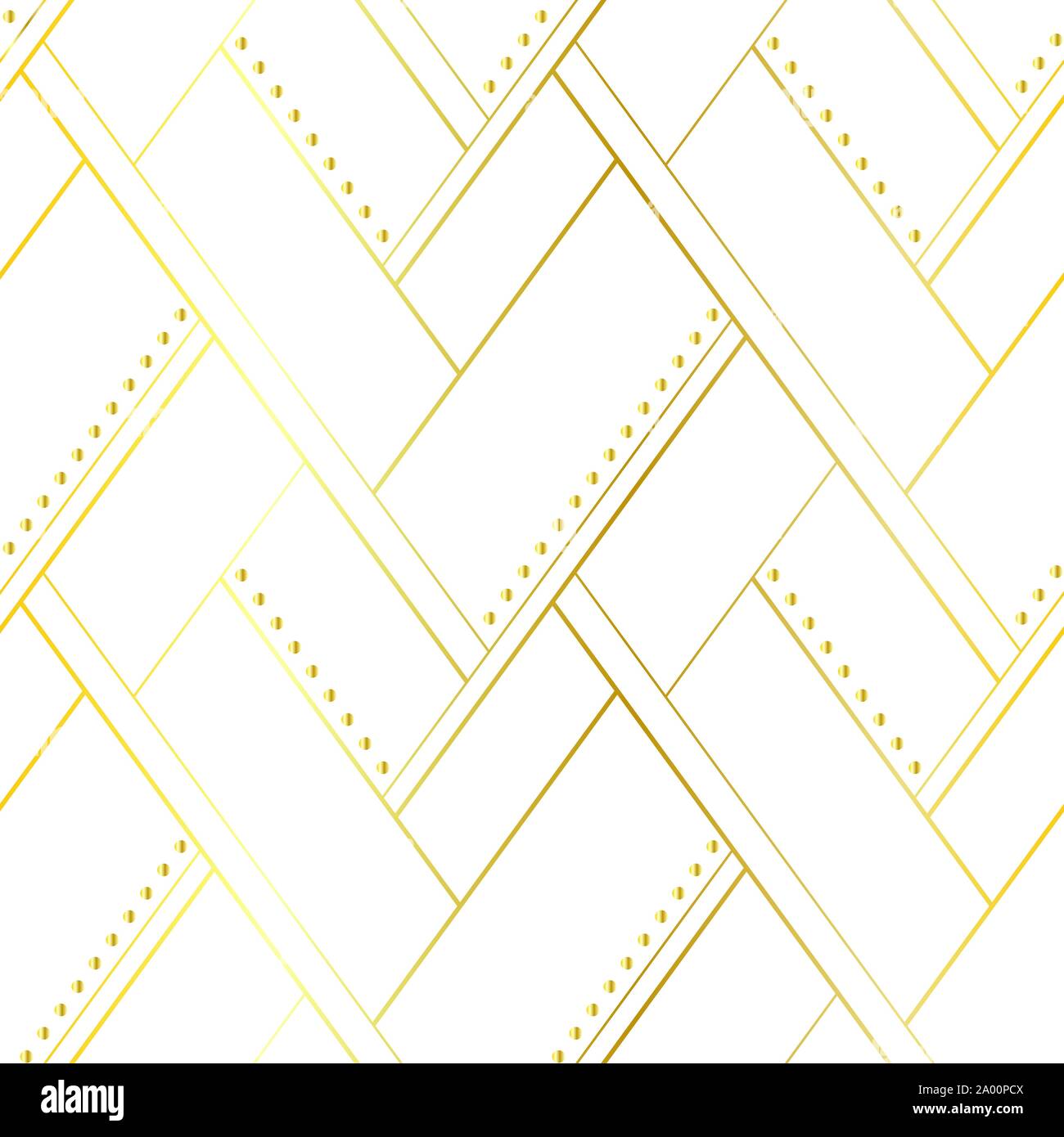 Gold art deco pattern hi-res stock photography and images - Alamy