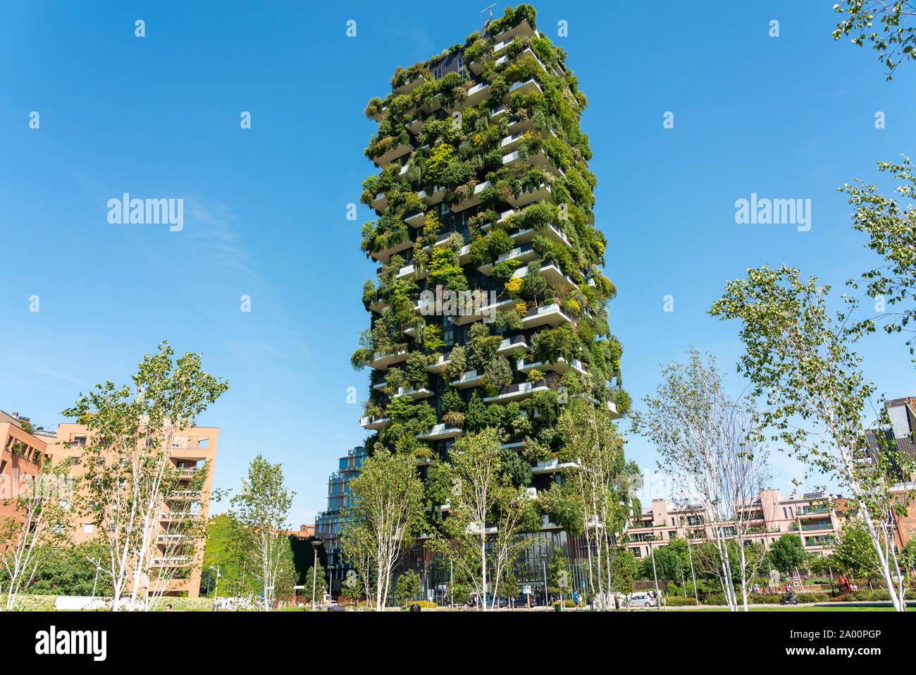 MILAN, ITALY - MAY 31, 2019: Bosco Verticale Or Vertical Forest Are A ...