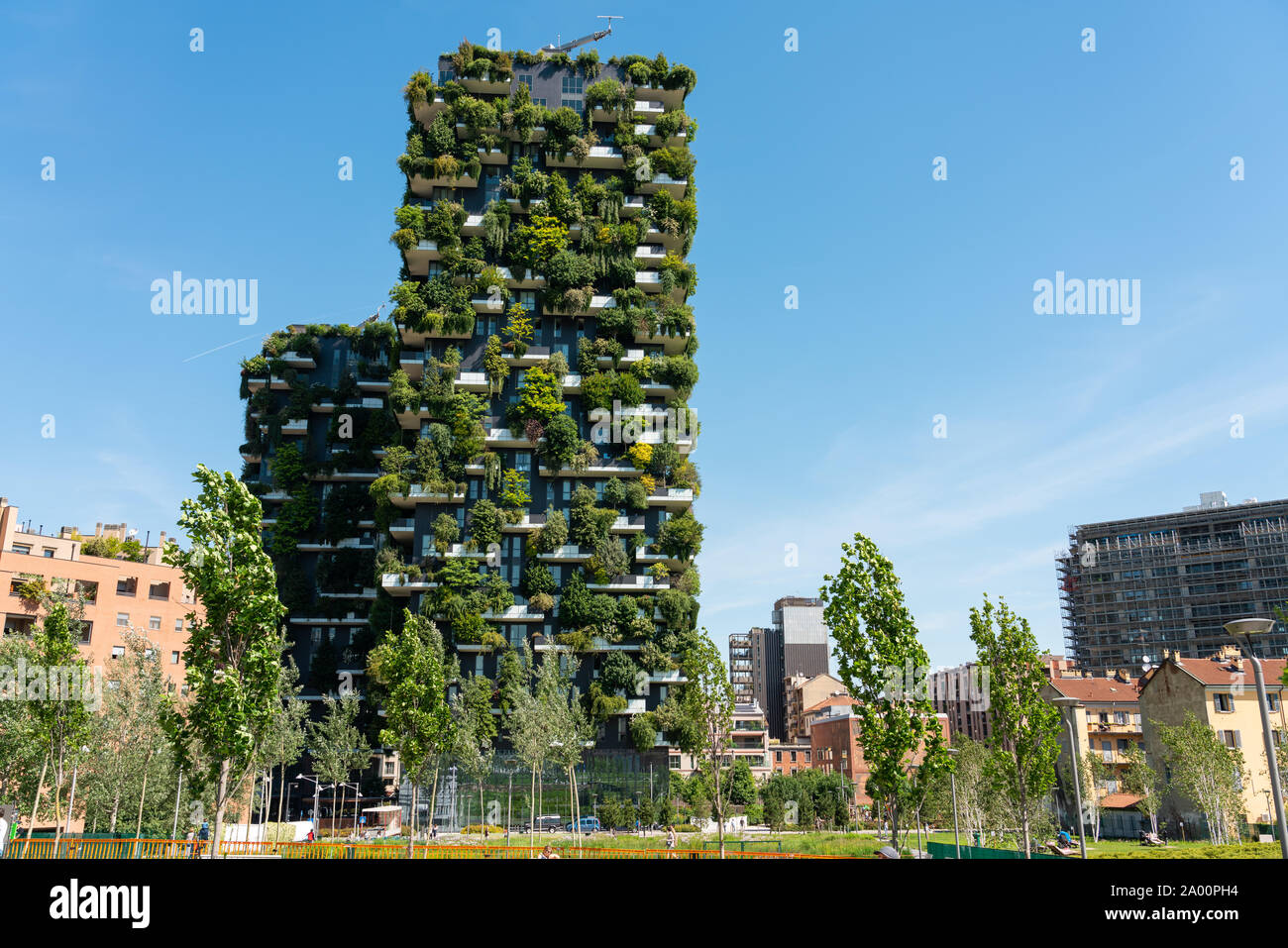 MILAN, ITALY - MAY 31, 2019: Bosco Verticale Or Vertical Forest Are A ...