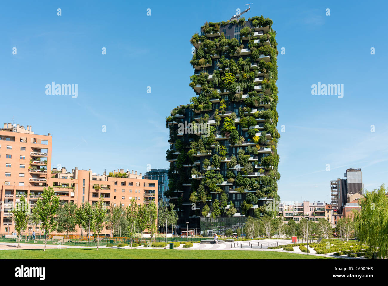 MILAN, ITALY - MAY 31, 2019: Bosco Verticale Or Vertical Forest Are A ...