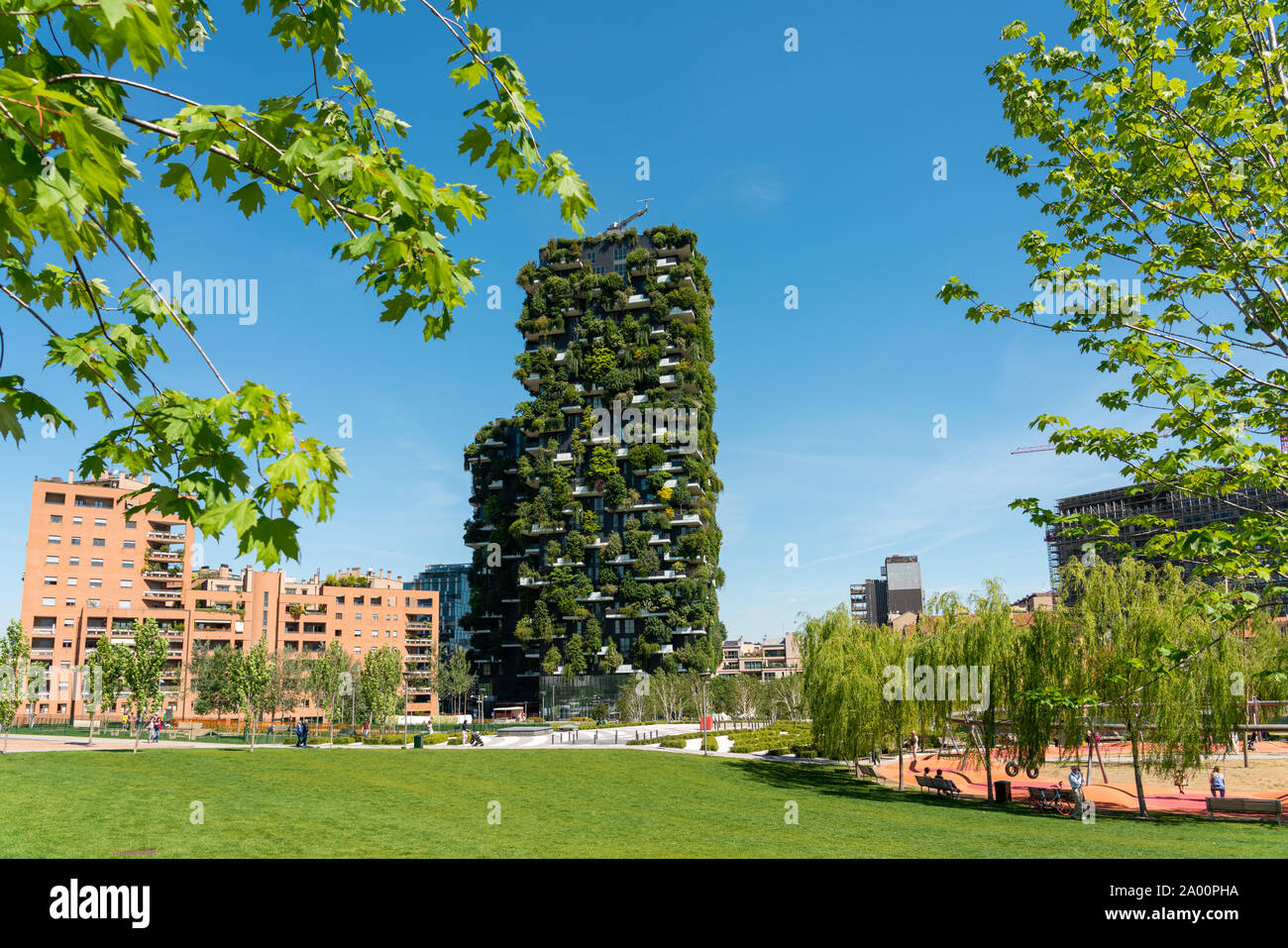 MILAN, ITALY - MAY 31, 2019: Bosco Verticale Or Vertical Forest Are A ...
