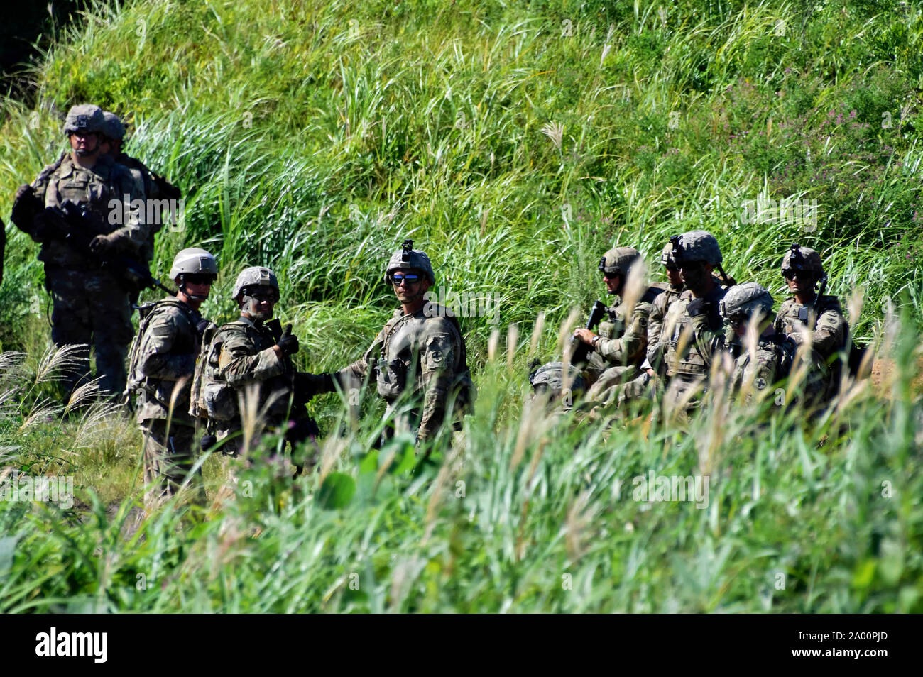 Yamoto, Japan. 17th Sep, 2019. Soldiers of the US Army in the joint ...