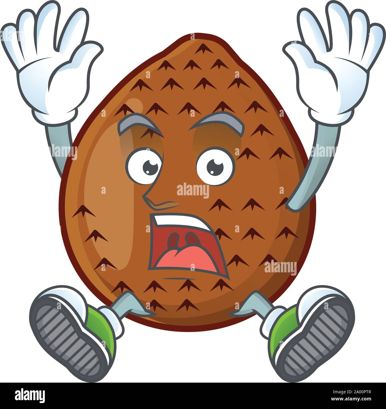 Successful sweet salak cartoon with character mascot Stock Vector Image ...
