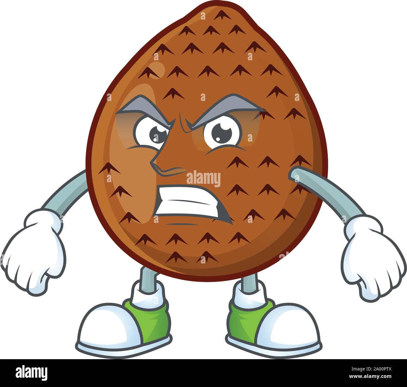Scream sweet salak cartoon with character mascot Stock Vector Image ...
