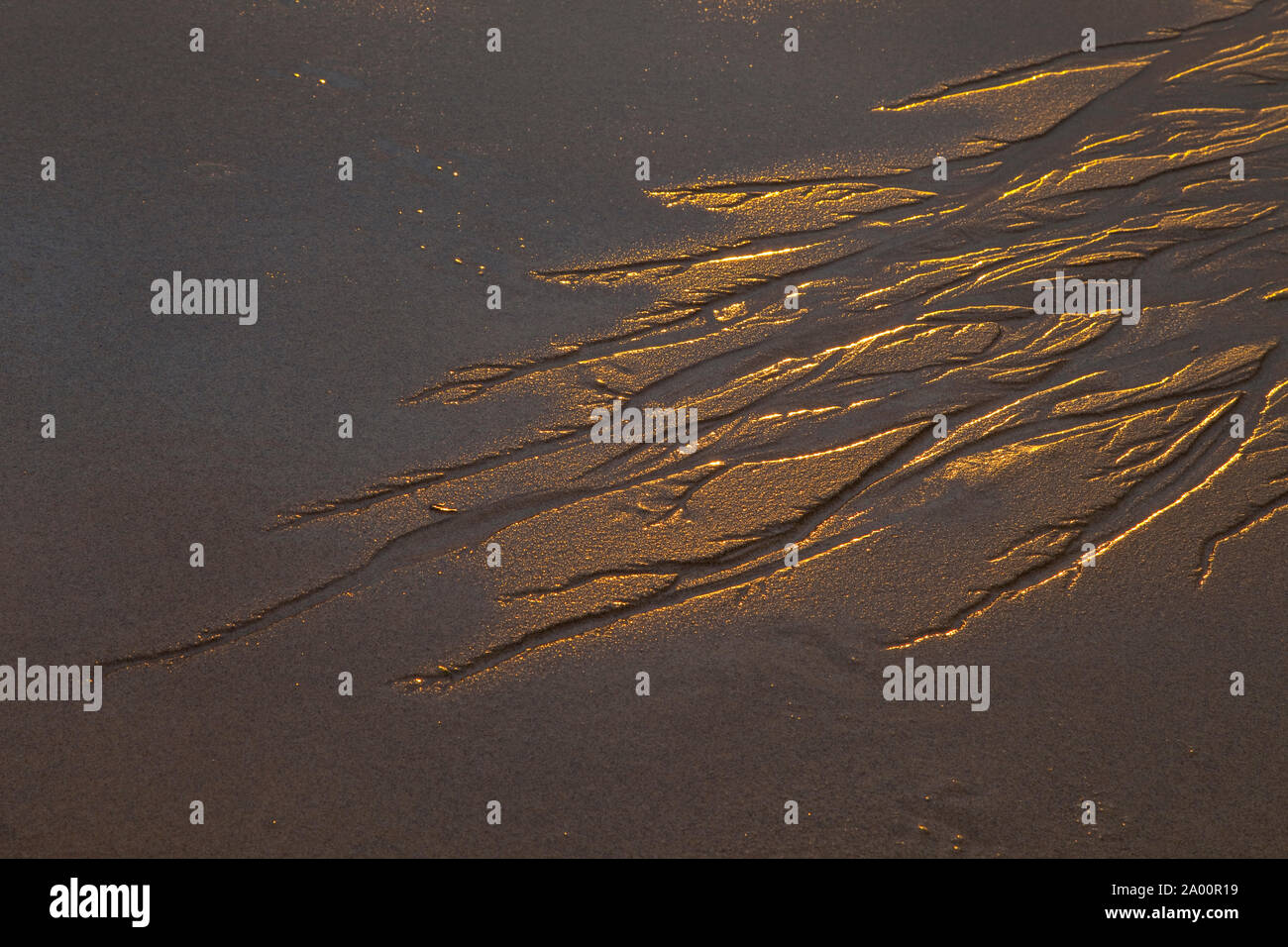 Diseños de arena (Sand Patterns). Playa Dail Beag Beach. Lewis Island ...
