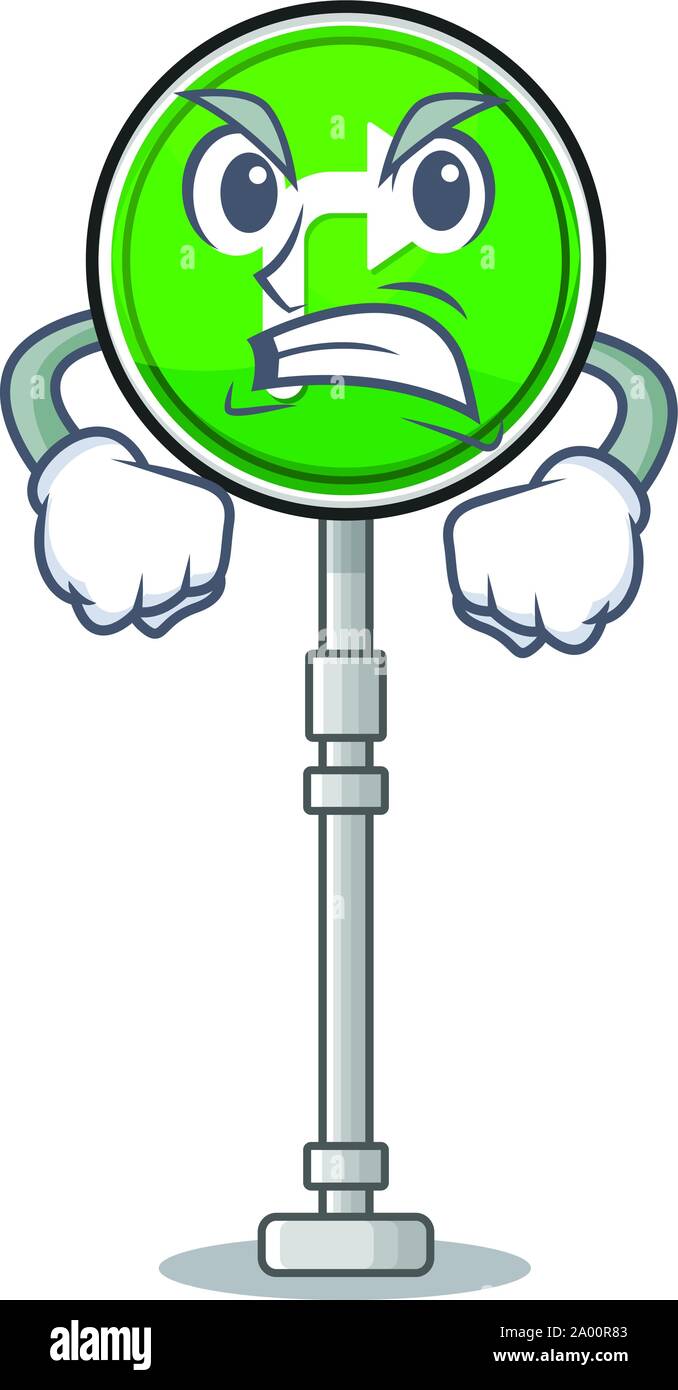 Angry turn right shape with the cartoon Stock Vector Image & Art - Alamy