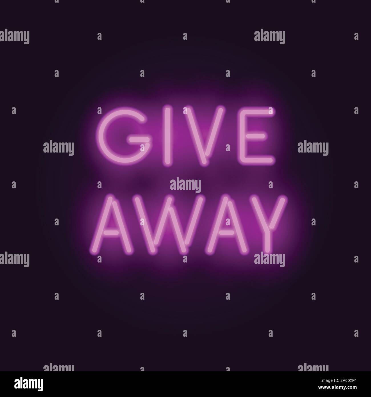 Prize neon sign Stock Vector Images - Alamy