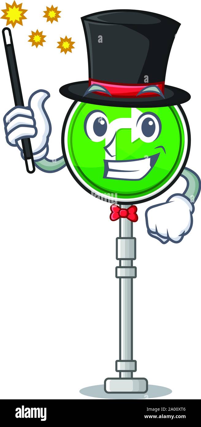 Magician toys turn character right on chair Stock Vector Image & Art ...