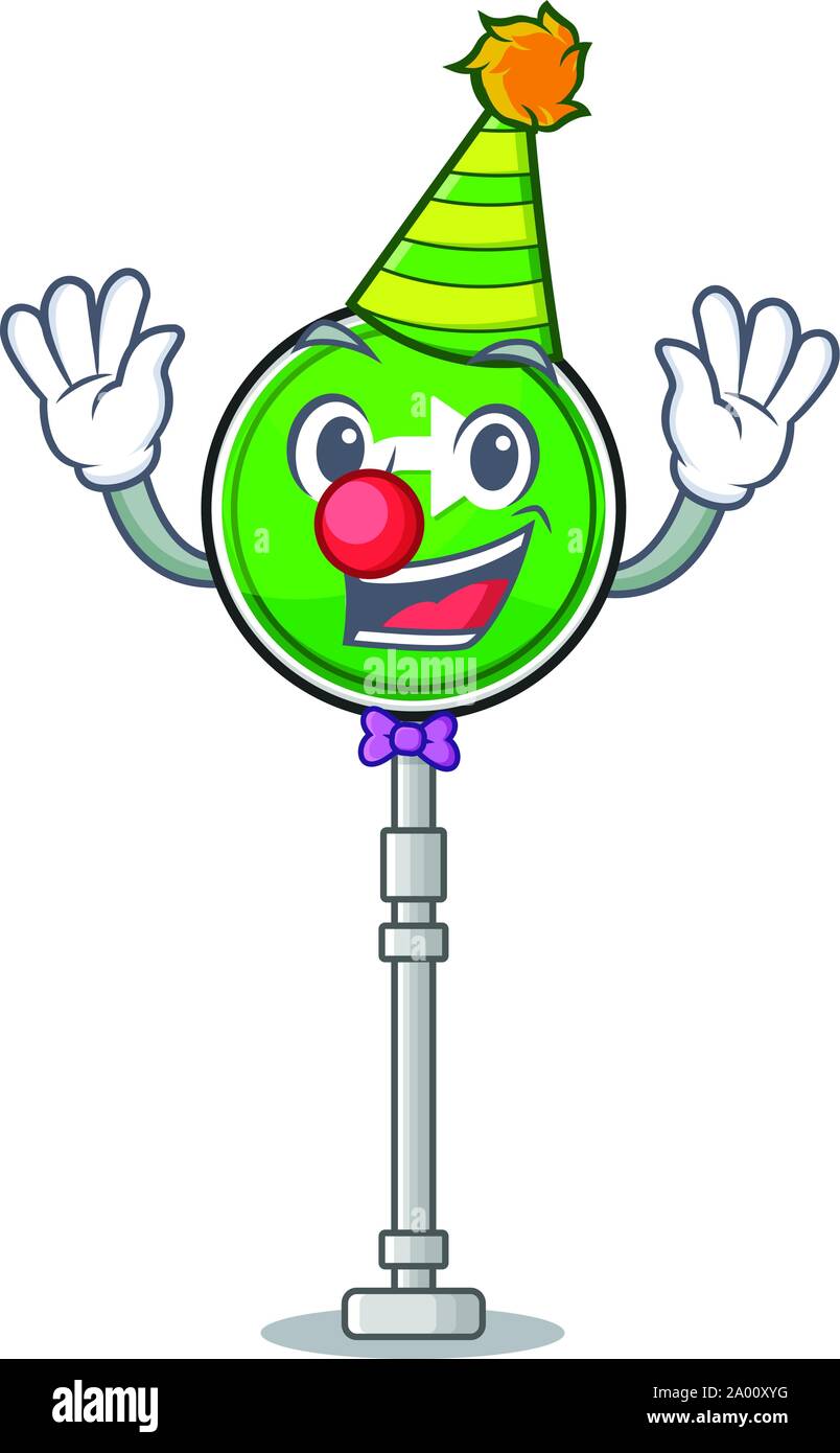 Clown toys turn character right on chair Stock Vector Image & Art - Alamy