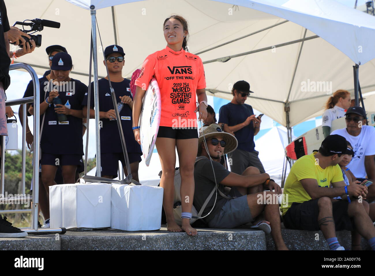 Shino Matsuda. September 7 2019-Surfing : ISA World Surfing Games at ...
