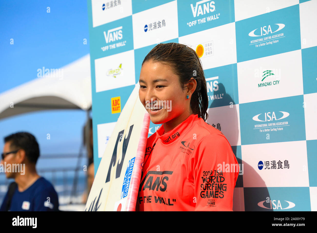 Shino Matsuda. September 7 2019-Surfing : ISA World Surfing Games at ...