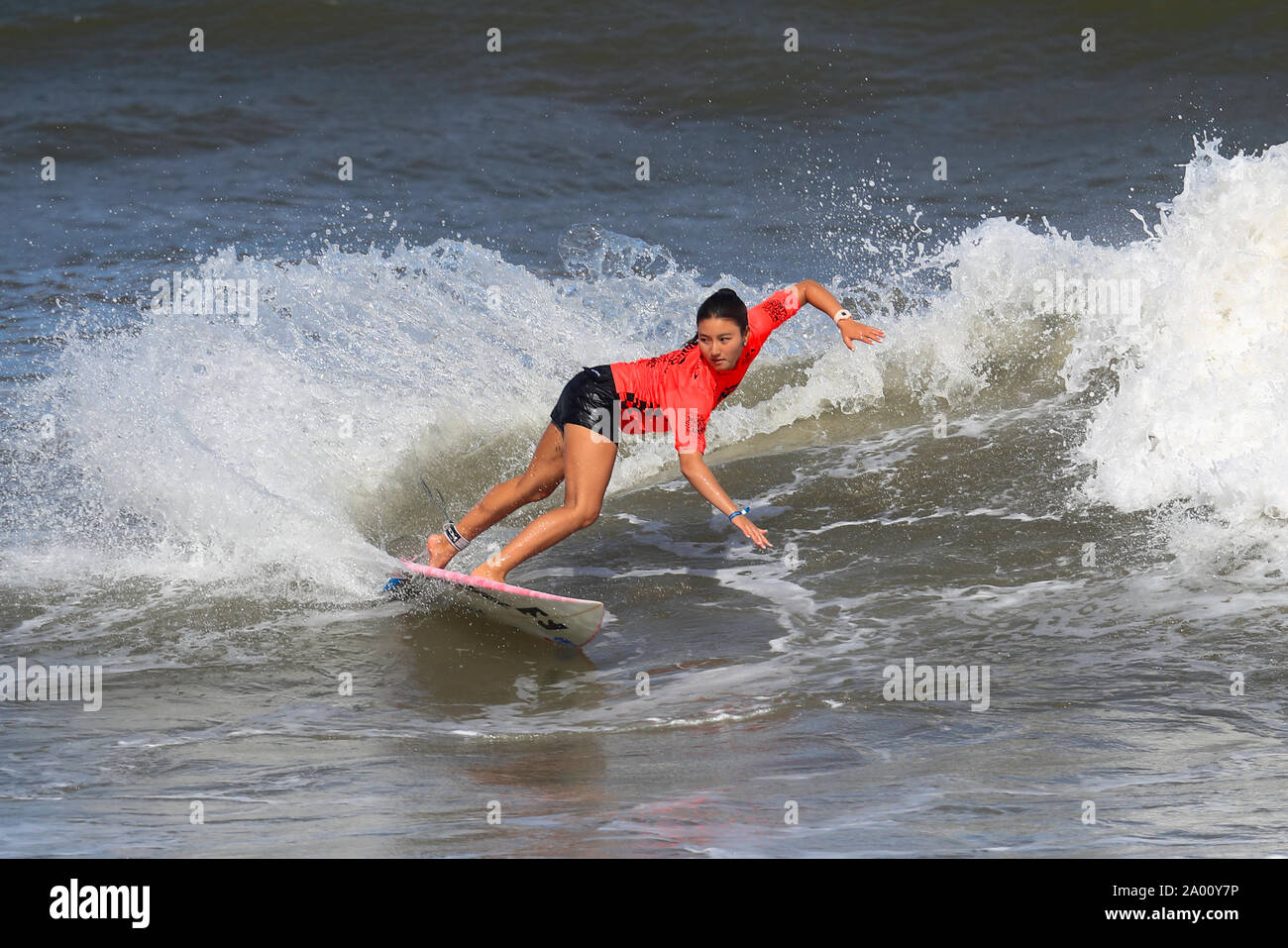 Shino Matsuda. September 7 2019-Surfing : ISA World Surfing Games at ...