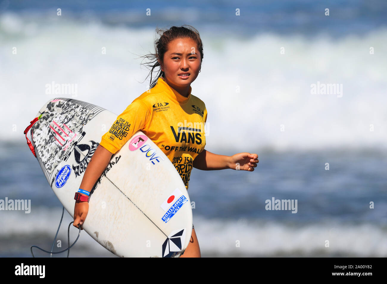 Sara Wakita.September 8 2019-Surfing : ISA World Surfing Games at ...