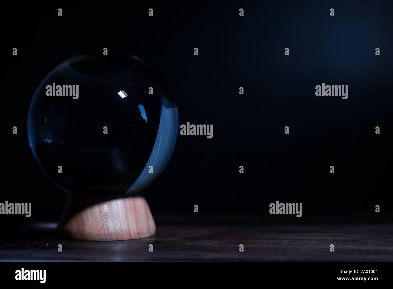 Crystal ball to predict the fate. Guessing for the future Stock Photo ...