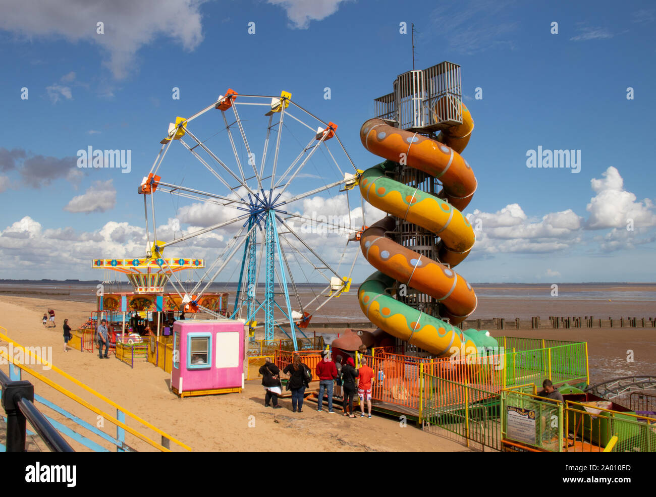 Beach fair, Cleethorpes Stock Photo - Alamy
