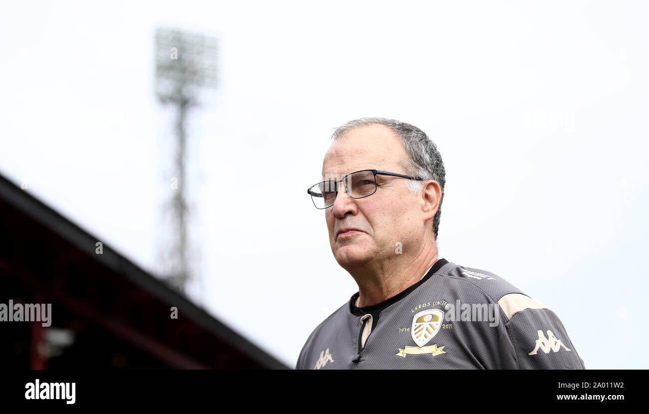 Leeds United manager Marcelo Bielsa Stock Photo - Alamy
