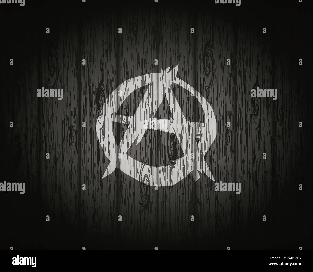 Anarchist flag, background of wood Stock Photo - Alamy