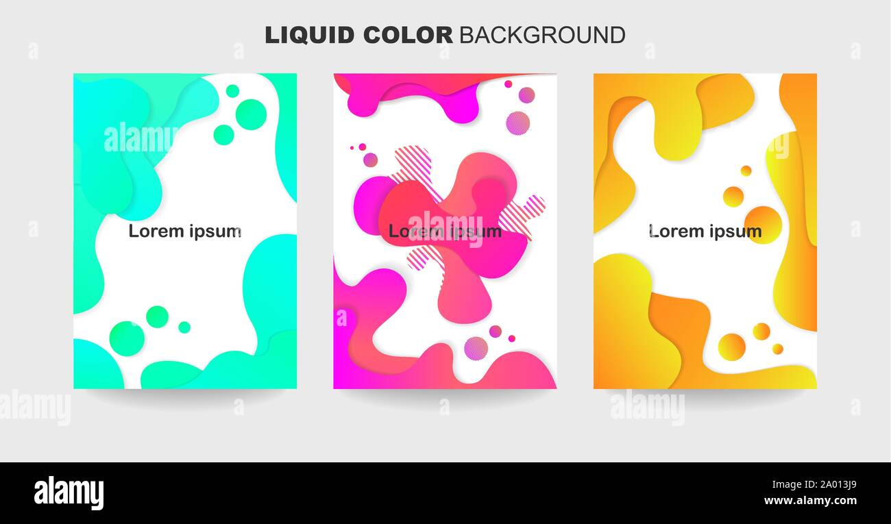Abstract Fluid Background Stock Vector Image & Art - Alamy