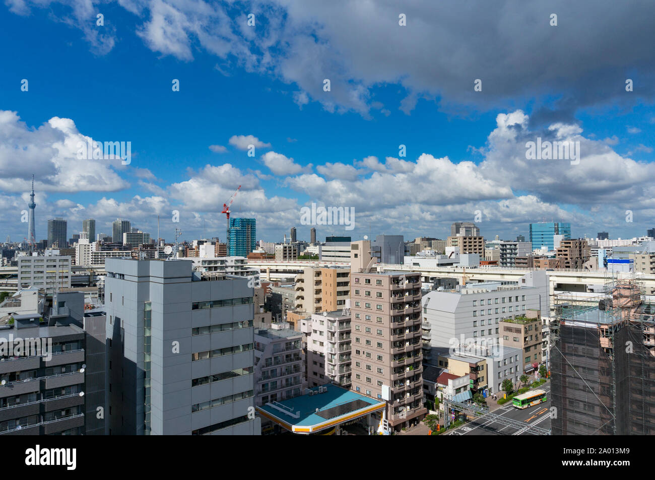 Aerial view of tokyo sky tree hi-res stock photography and images - Alamy