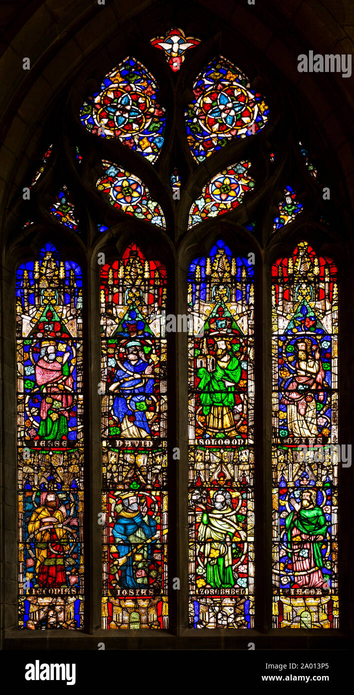 Tree of jesse stained glass window hi-res stock photography and images ...