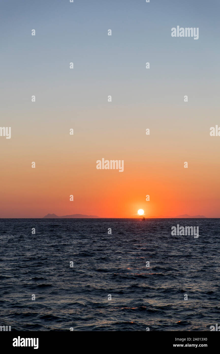 Bodrum sunset, Turkey Stock Photo - Alamy