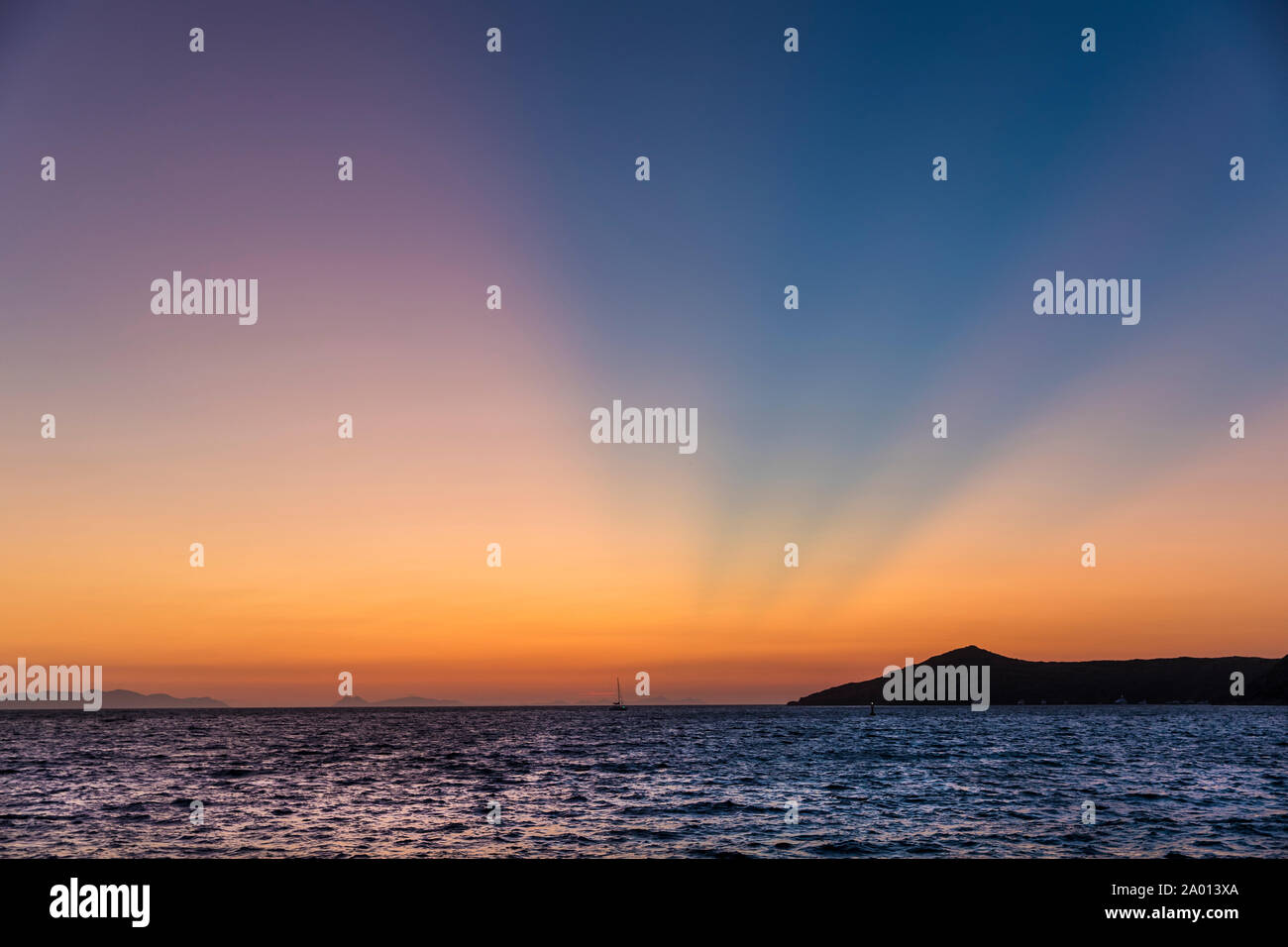 Bodrum sunset, Turkey Stock Photo - Alamy